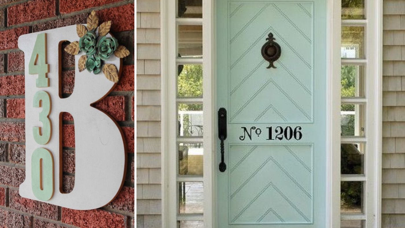 13 Ways to Spruce Up Your Home Address Sign